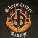 Skrewdriver - Rising - T-Shirt Black - Tinnitus Records